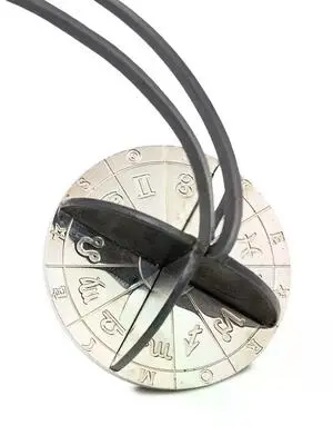Hermès Zodiac Pendant Necklace - Black