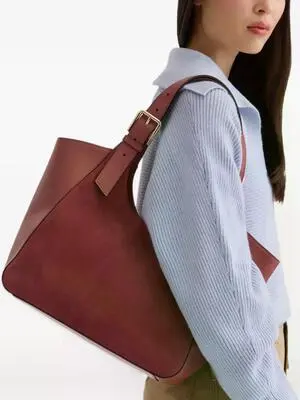 Furla Buckle-detail Tote Bag - Red