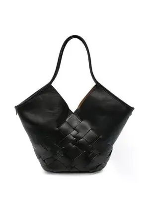Hereu Coloma Leather Shoulder Bag - Black