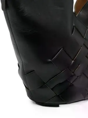 Hereu Coloma Leather Shoulder Bag - Black
