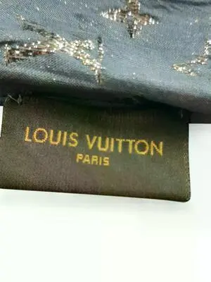 LOUIS VUITTON Monogram Fringe Scarf