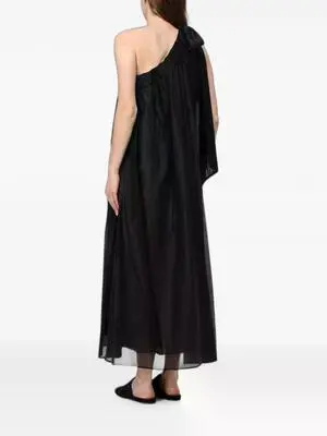 MEIMEIJ One-shoulder Pleated Maxi Dress