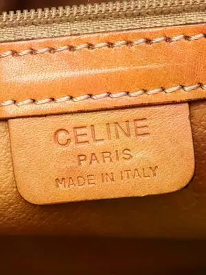 Celine 20th Century Macadam Coated Canvas Tote Bag