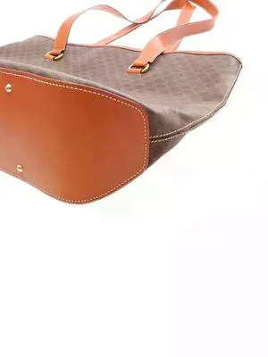 Celine 20th Century Macadam Coated Canvas Tote Bag