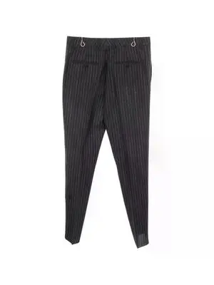 Celine Pinstripe-print Trousers - Grey