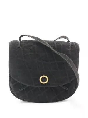 Hermès 1985 Elephant Leather Shoulder Bag - Black