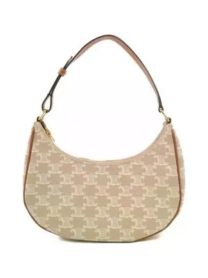 Celine Medium Ava Triomphe Shoulder Bag - Grey