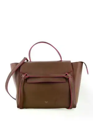 Celine Belt Bag Calfskin Mini Satchel - Brown
