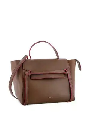 Celine Belt Bag Calfskin Mini Satchel - Brown