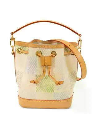 LOUIS VUITTON Damier Giant Nano Noe Handbag - Neutrals