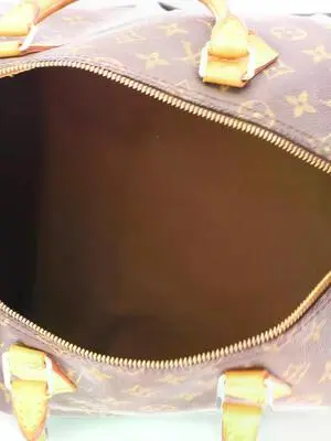 LOUIS VUITTON Speedy Handbag Monogram Canvas 35 Satchel