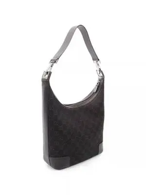 Gucci Gg Pattern Shoulder Bag - Brown