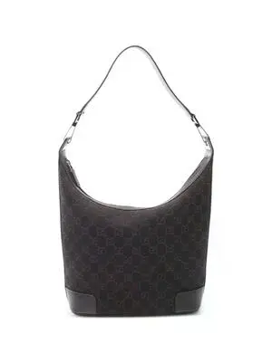 Gucci Gg Pattern Shoulder Bag - Brown