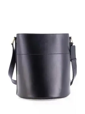 Celine Maillon Triomphe Leather Medium Bucket Bag