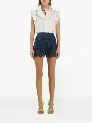 CHRISTY LYNN Eyelet Embroidered Shorts