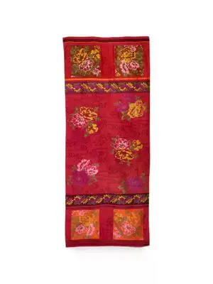 Kenzo Floral-print Scarf - Red