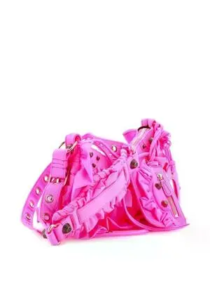 Balenciaga Balenciaga Le Cagole Studded Shoulder Bag Pink