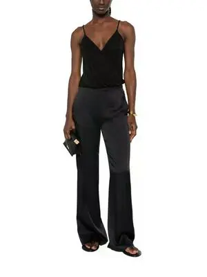 Momoni Glitter-effect Wrap-style Bodysuit