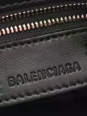 Balenciaga Small Lambskin Motocross Neo Cagole Satchel - Pink