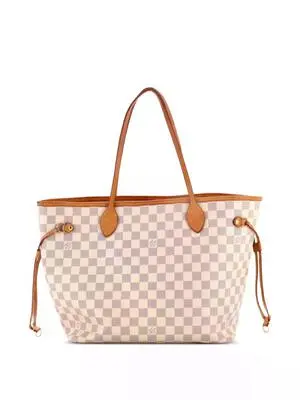 LOUIS VUITTON Neverfull Tote Bag - White
