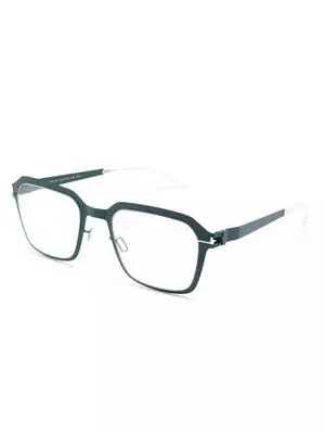 Mykita Garland Square-frame Glasses - Green