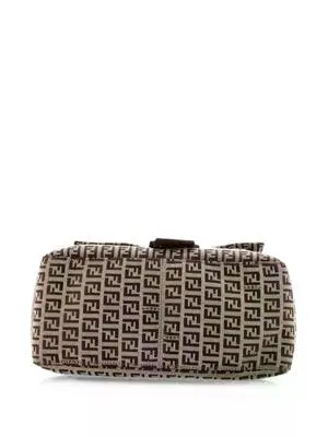 Fendi Mama Forever Bag Zucchino Canvas Shoulder Bag