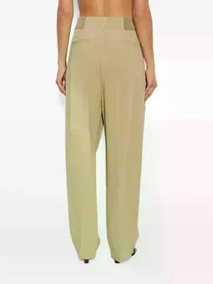 Victoria Beckham Pleated Straight-leg Trousers