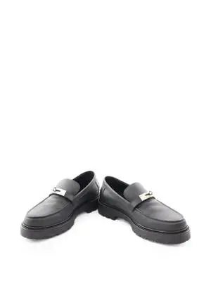 Hermès Kelly Buckle Leather Loafers