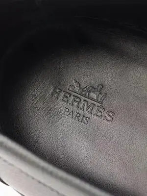 Hermès Kelly Buckle Leather Loafers