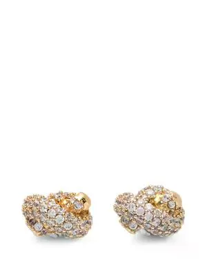 Kate Spade New York Sailor's Knot Crystal-embellished Stud Earrings - Gold