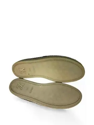LOUIS VUITTON Late 2010s Front Pier Crystal-embellished Espadrilles