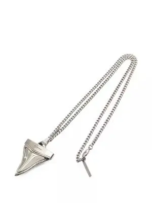 Givenchy Shark-tooth Necklace - Silver