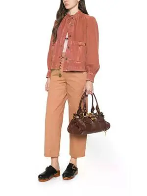 Chloé Paddington Leather Shoulder Bag - Brown