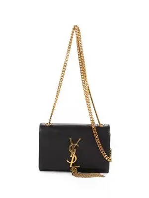 Saint Laurent Kate Tassel Shoulder Bag - Black
