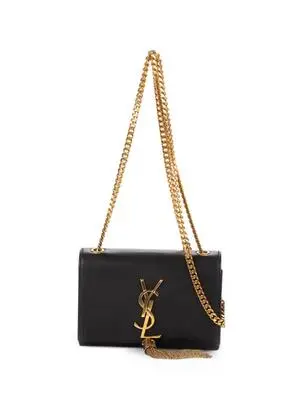 Saint Laurent Kate Tassel Shoulder Bag - Black