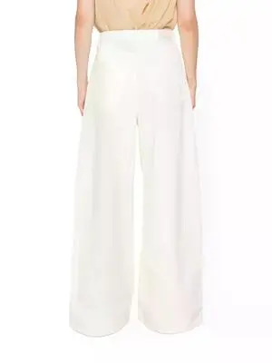 Sportmax Logo-patch Wide-leg Jeans