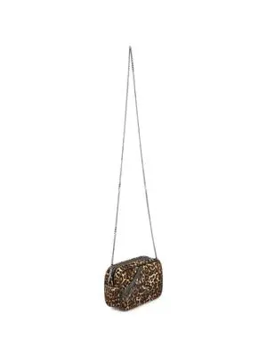 GOLDEN GOOSE Mini Star Leopard-print Shoulder Bag