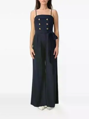 Ralph Lauren Belted Jumpsuit - Blue