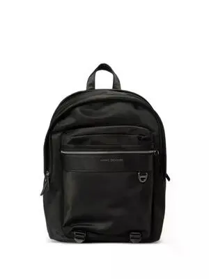 Emporio Armani Logo-lettering Backpack - Black