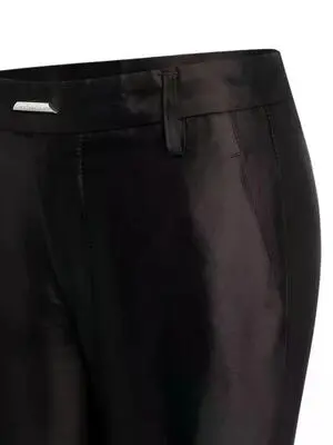 DONDUP Satin-finish Flared Trousers