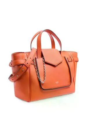 LANCEL Thea Grained Leather Handbag