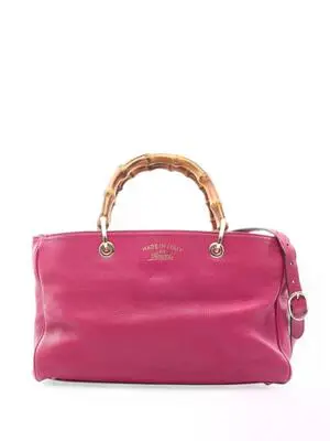Gucci Bamboo Shopper Tote Bag - Pink