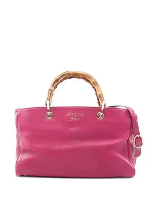Gucci Bamboo Shopper Tote Bag - Pink