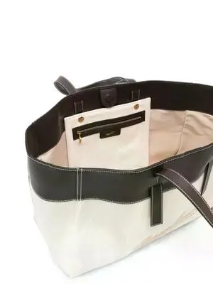 Borsalino Large Logo-embroidered Tote Bag