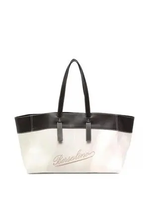 Borsalino Logo-embroidered Tote Bag