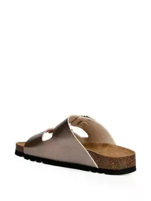 DR. SCHOLL'S SHOES Josephine Buckle-fastening Metallic Sandals