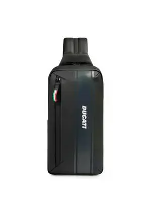 PIQUADRO X Ducati Logo-print Backpack - Black