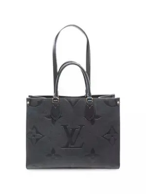 LOUIS VUITTON 2021 Monogram On-the-go Tote Bag - Black