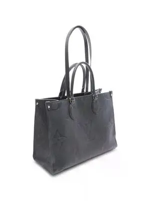 LOUIS VUITTON Monogram Empreinte Onthego Tote Bag - Black
