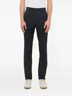 LANVIN Slim-fit Button-fastening Trousers - Blue